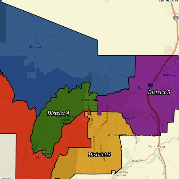 Fallbrook Union High | DRAFT MAPS